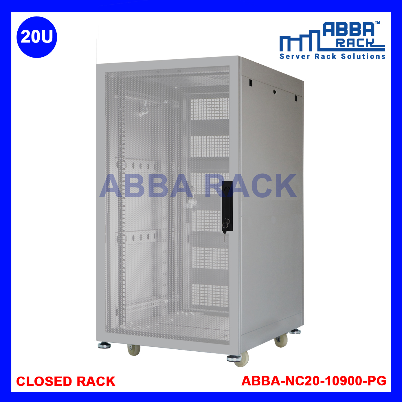 ABBA RACK 19" Closed Rack 30U Premium | UNC STORE