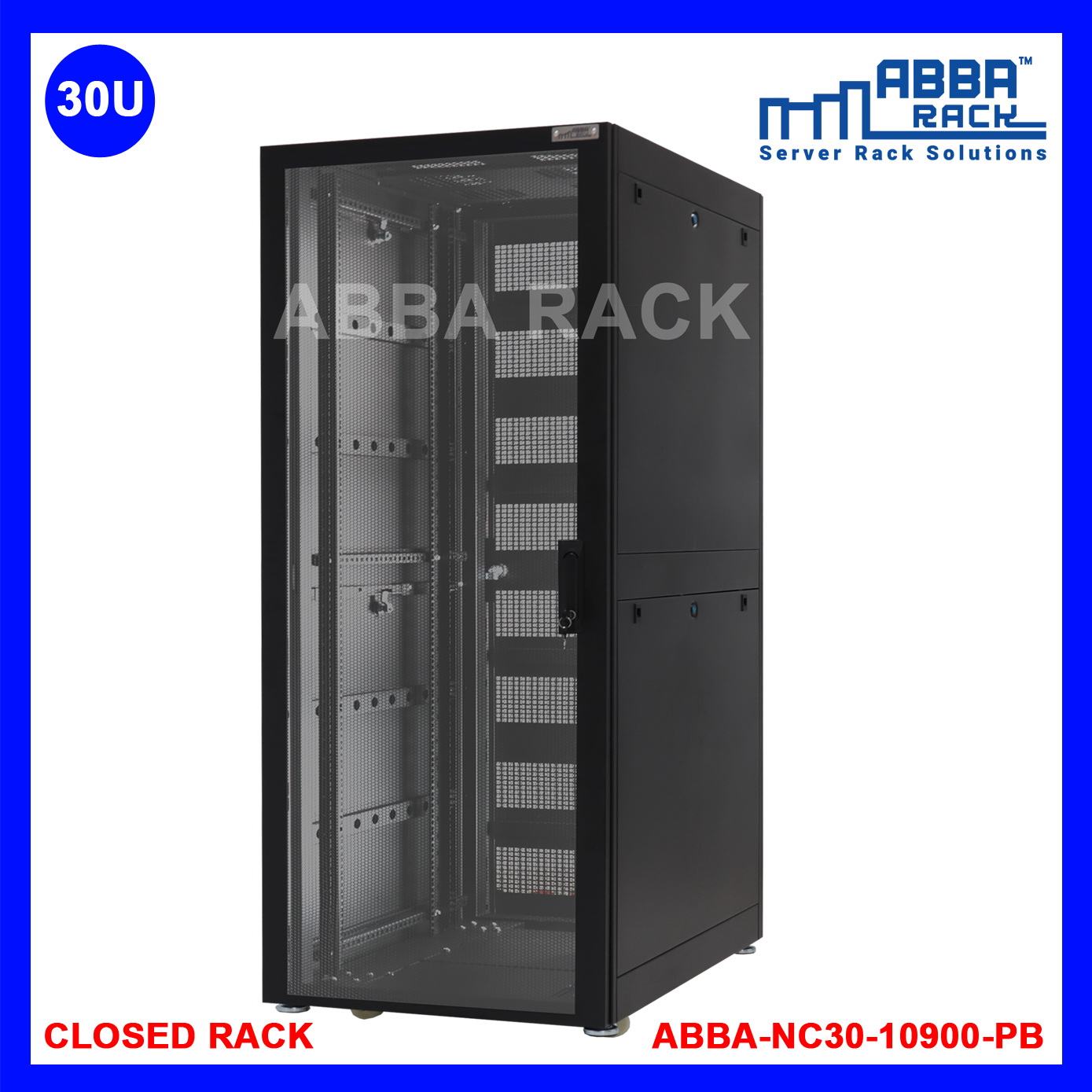 ABBA RACK 19" Closed Rack 30U Premium | UNC STORE